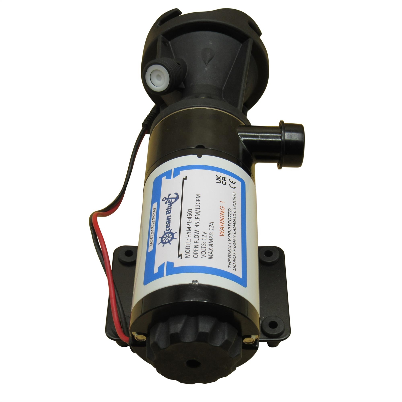 Macerator Toilet Waste Pump 12V (Sewage Grinder Bathroom WC Marine ...