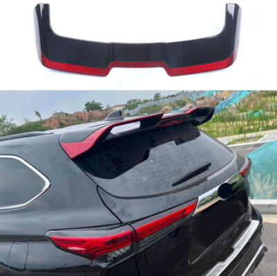 Glossy Black+ Red Rear Window Roof Spoiler Wing For Toyota 2020-2024 ...