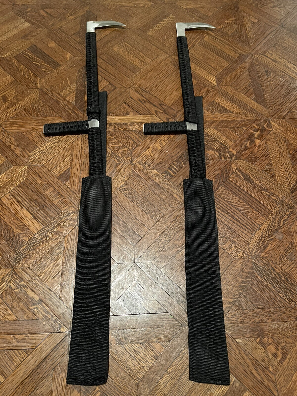 SET Of 2 Stainless steel Collectible Video Game Replica Twin Ninja ...
