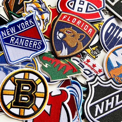 Hockey Team Patches NHL Fully Embroidered, Choose your teams | eBay