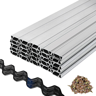 VEVOR Wiggle Wire Channel Spring Wire Lock Channel 50/40/30/20/10 PCS 6 ...