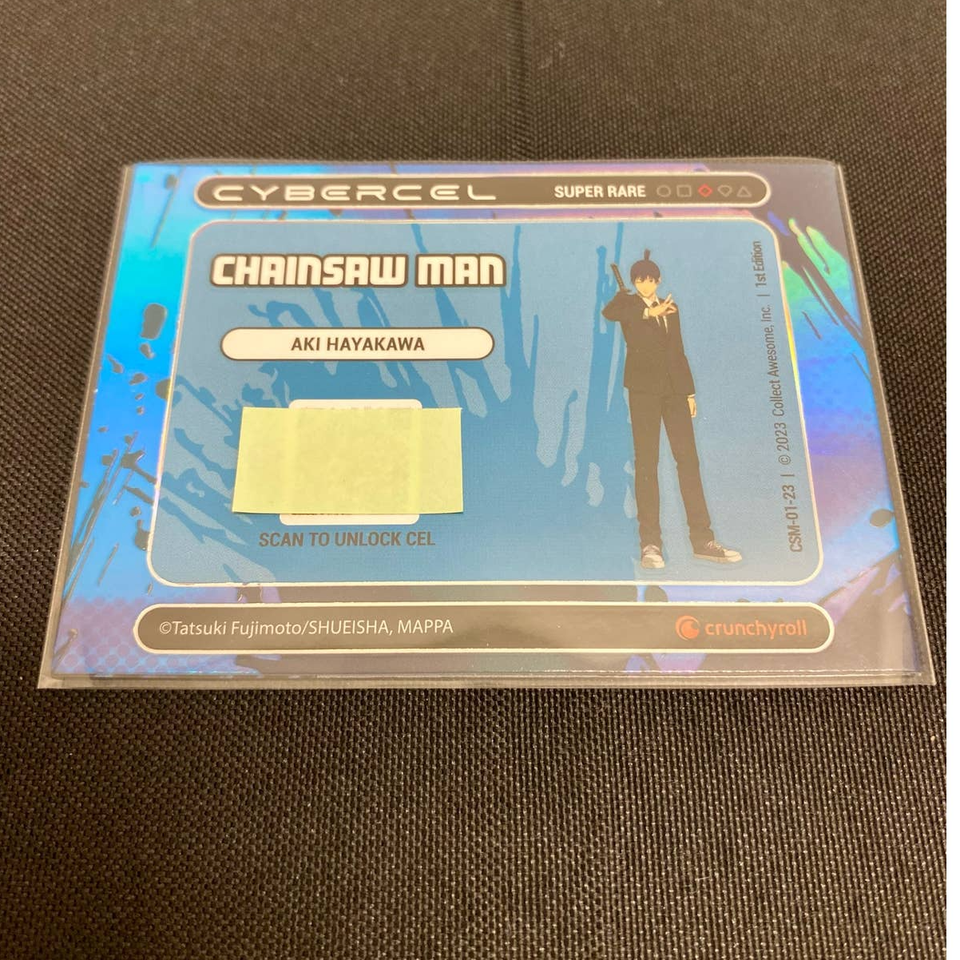 Cybercel Chainsaw Man Aki Hayakawa Super Rare Card, 1st Edition | eBay