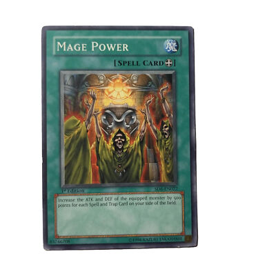 Yugioh! LP Mage Power - SD6-EN022 - Common - 1st Edition Lightly Played ...