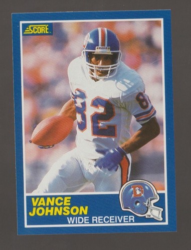 1989 Score Vance Johnson Denver Broncos #56 Near Mint or Better | eBay