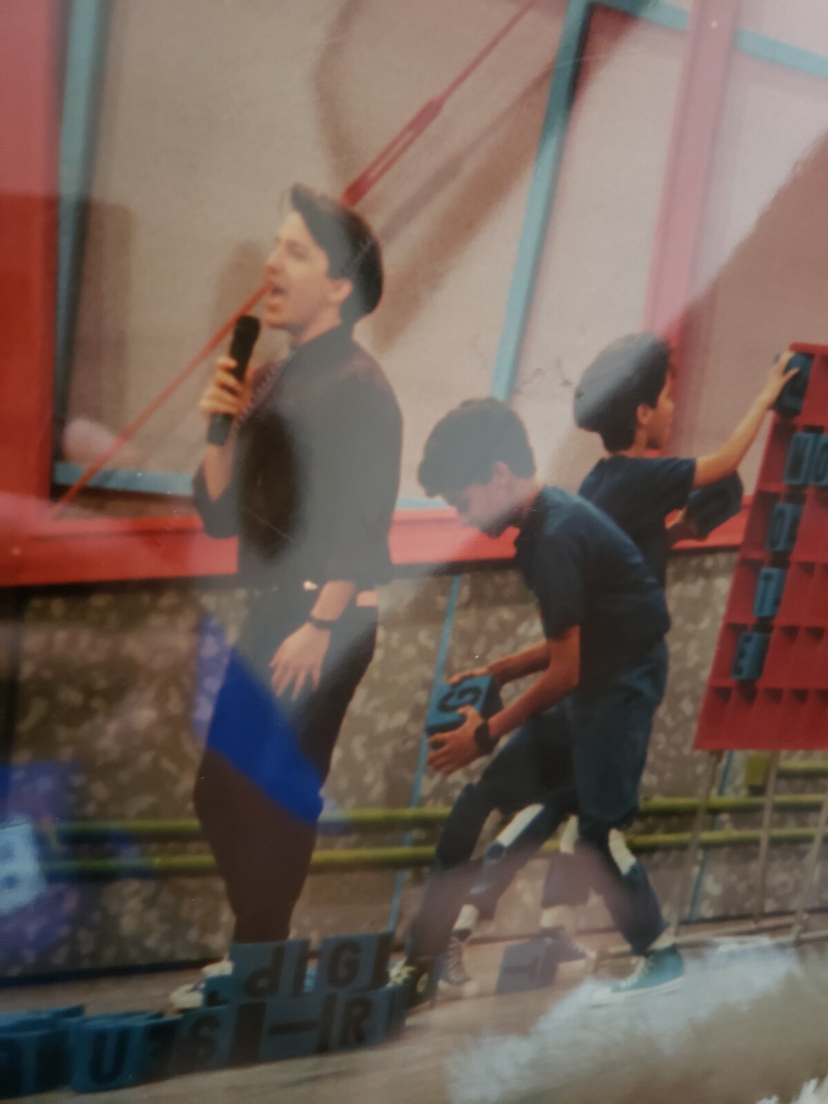 Vintage Think Fast Nickelodeon Show Lithograph photograph 1990s TV Show ...