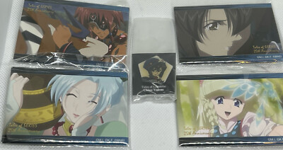 Tales of Legendia Chloe Grune Moses Shirley can badge pin set | eBay