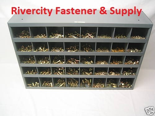 Grade 8 Hardware Bolt Nut Washer & Lockwasher Assortment Kit 1496 Pcs ...