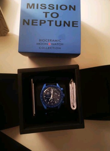 Omega x Swatch speedmaster Mission To Neptune Moonswatch Bioceramic ...