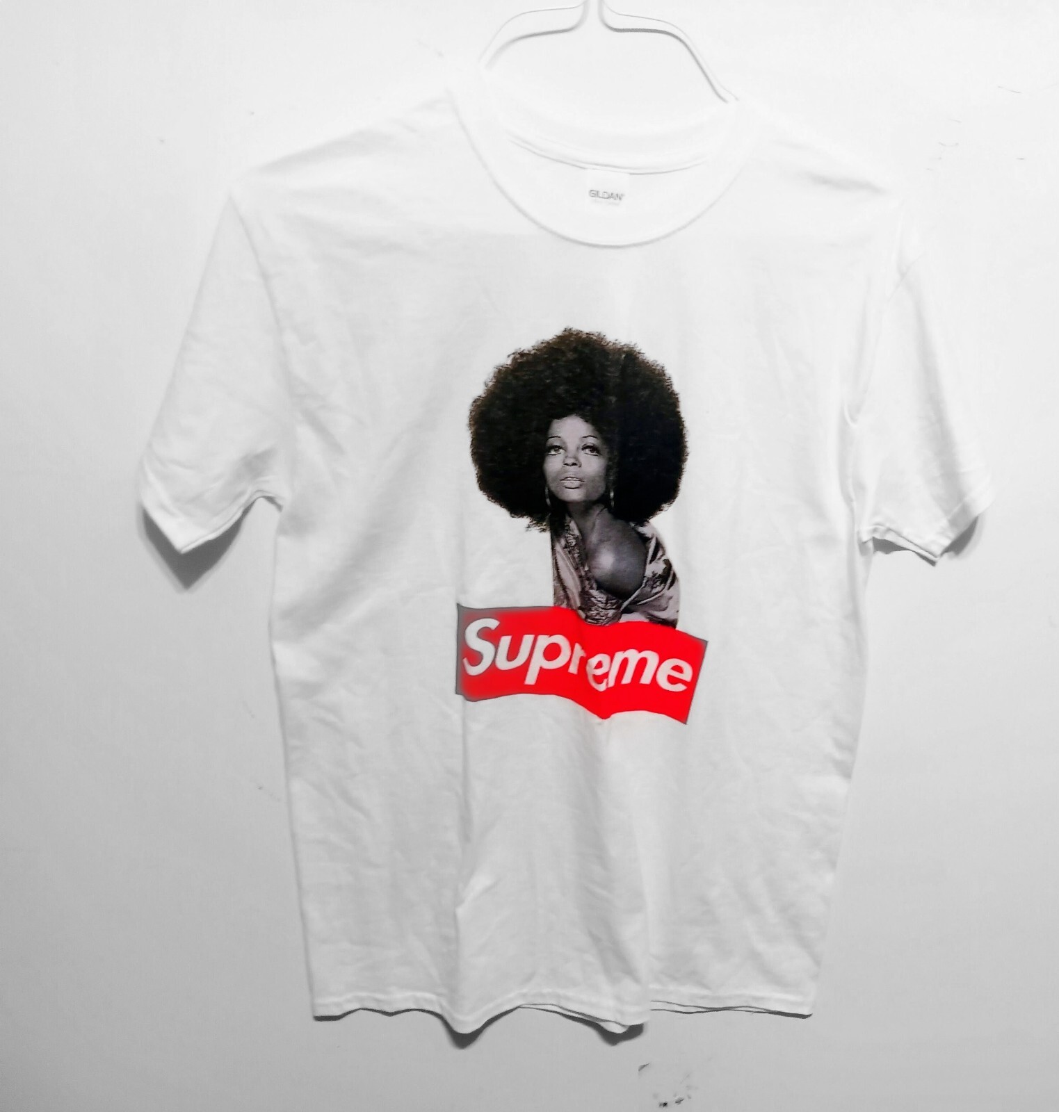 Supreme Diana Ross Ultra 100% Cotton White T-shirt Size Medium By Glidan