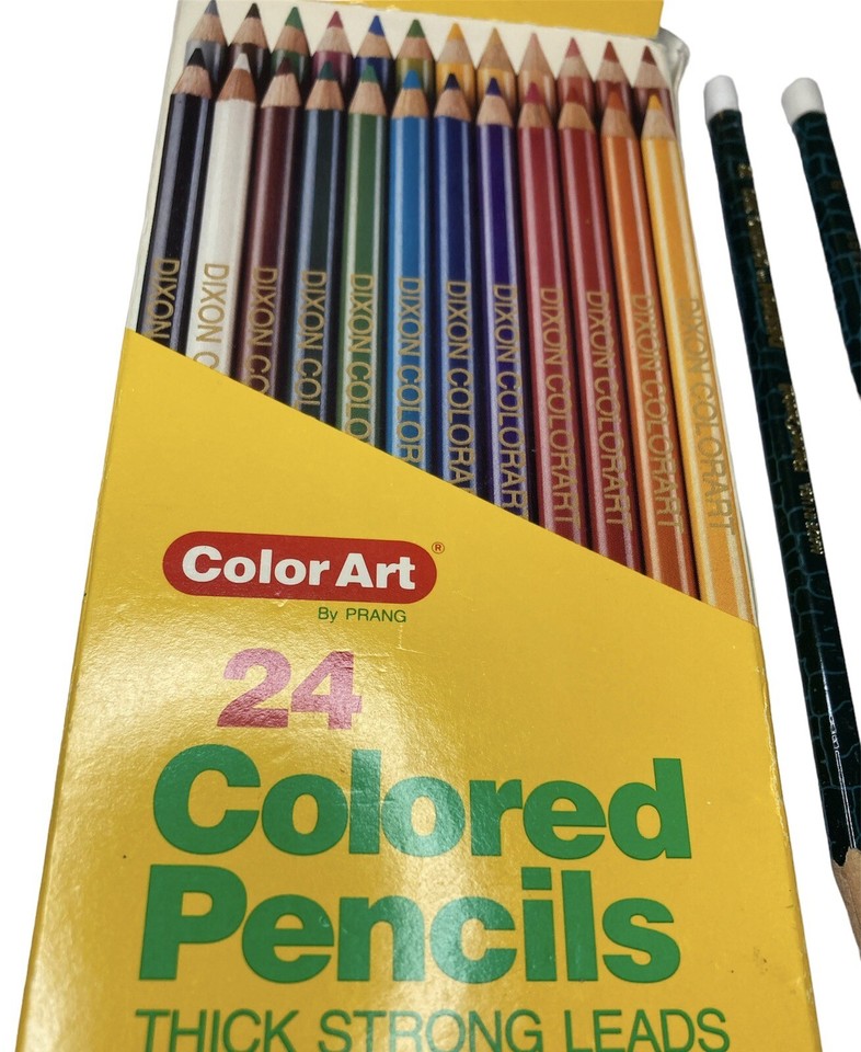 Vintage Lot Of Dixon Colored Pencils And Venus Drawing Pencils With ...