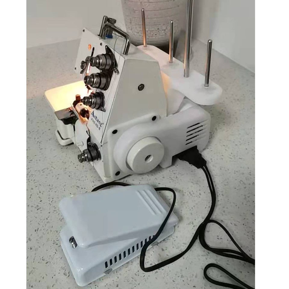 Professional 4 Thread Serger Overlock Sewing Machine 4-Line w/ Foot ...