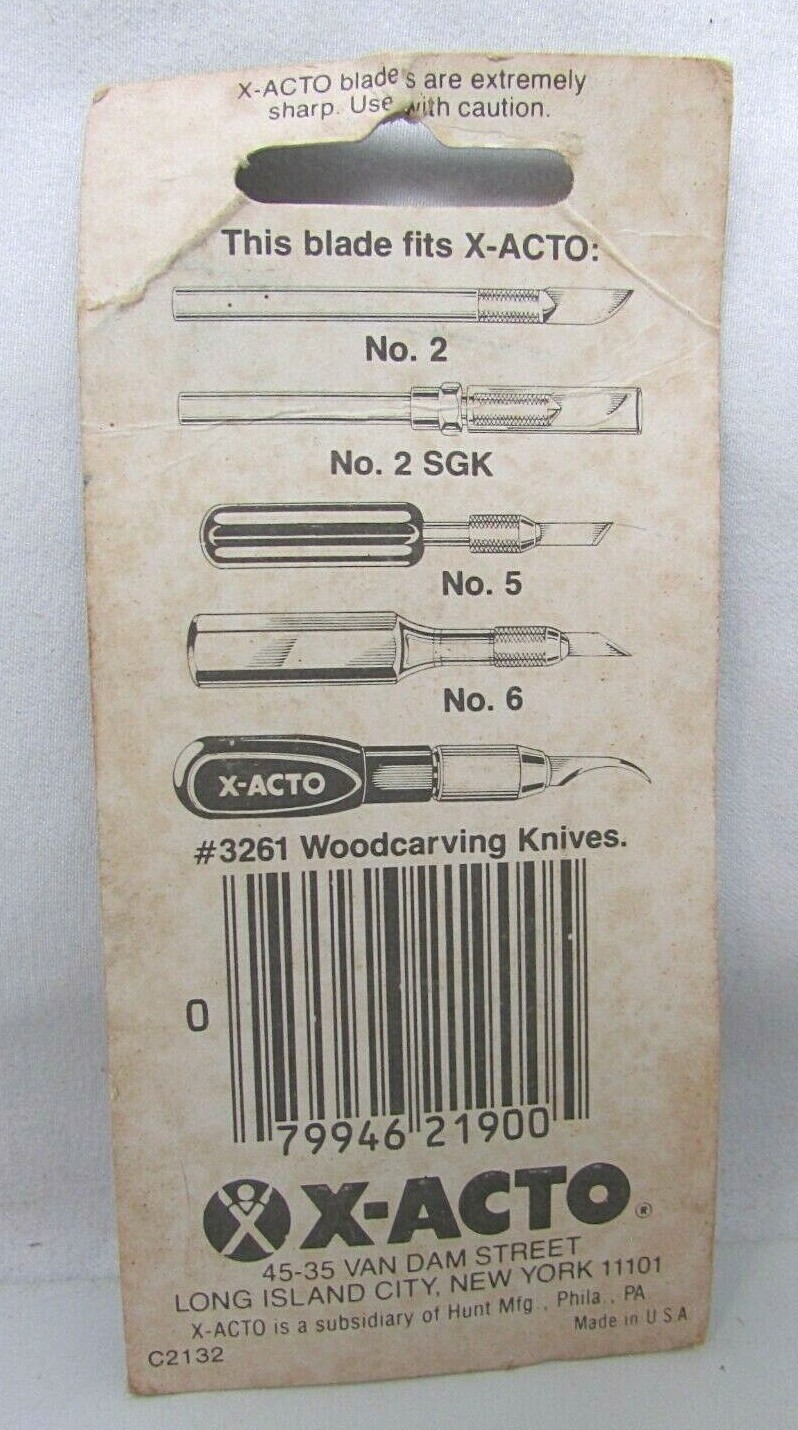 X-ACTO X219 #19 Angled Wood Chiseling Blade 5 Blades for sale online | eBay