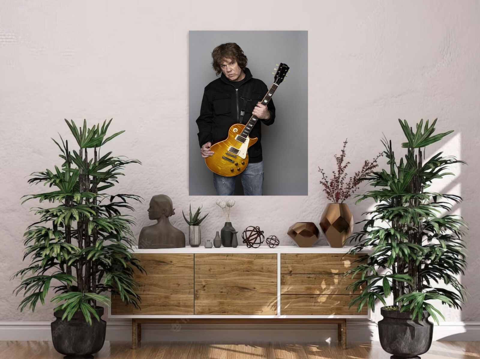 Gary Moore Poster 24x36 Inch Live Concert Photo Rare Wall Art Print ...