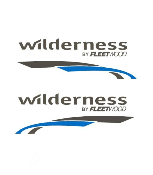 Wilderness by Fleetwood RV TRAILER DECAL Sticker Emblem Swoosh Graphic ...