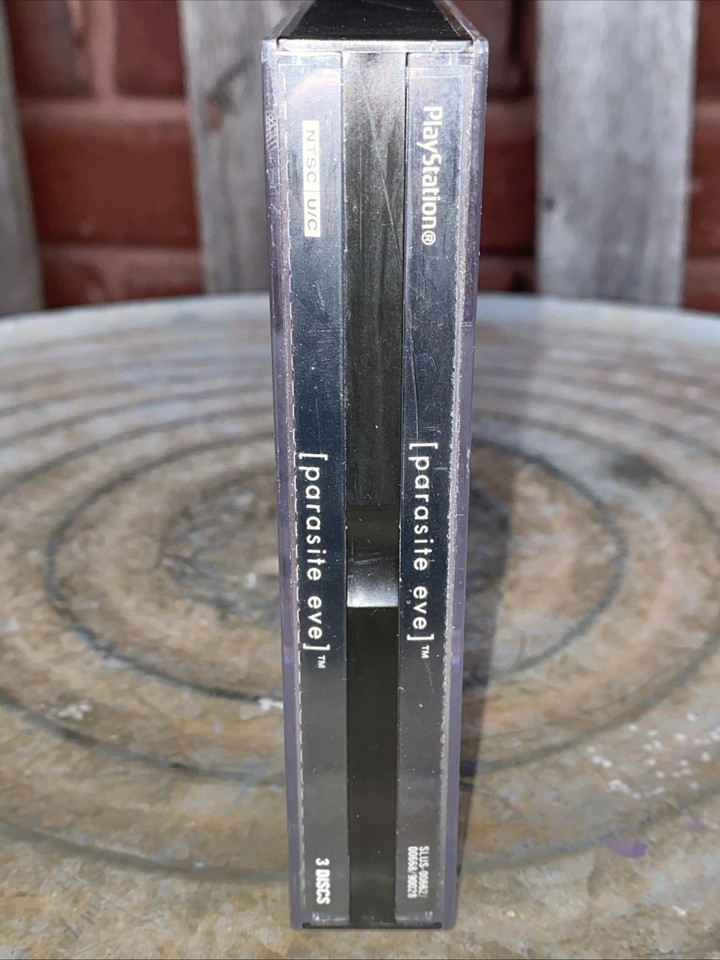 Parasite Eve (Sony PlayStation 1 PS1, 1998) PS1 Game 3 Disc Complete ...