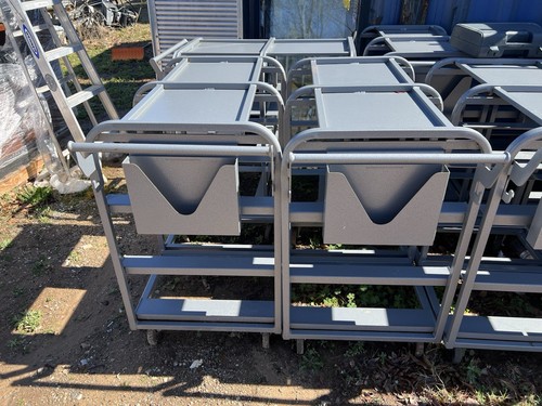 Commercial Metal Rolling Utility Warehouse Parts Stocking Inventory ...