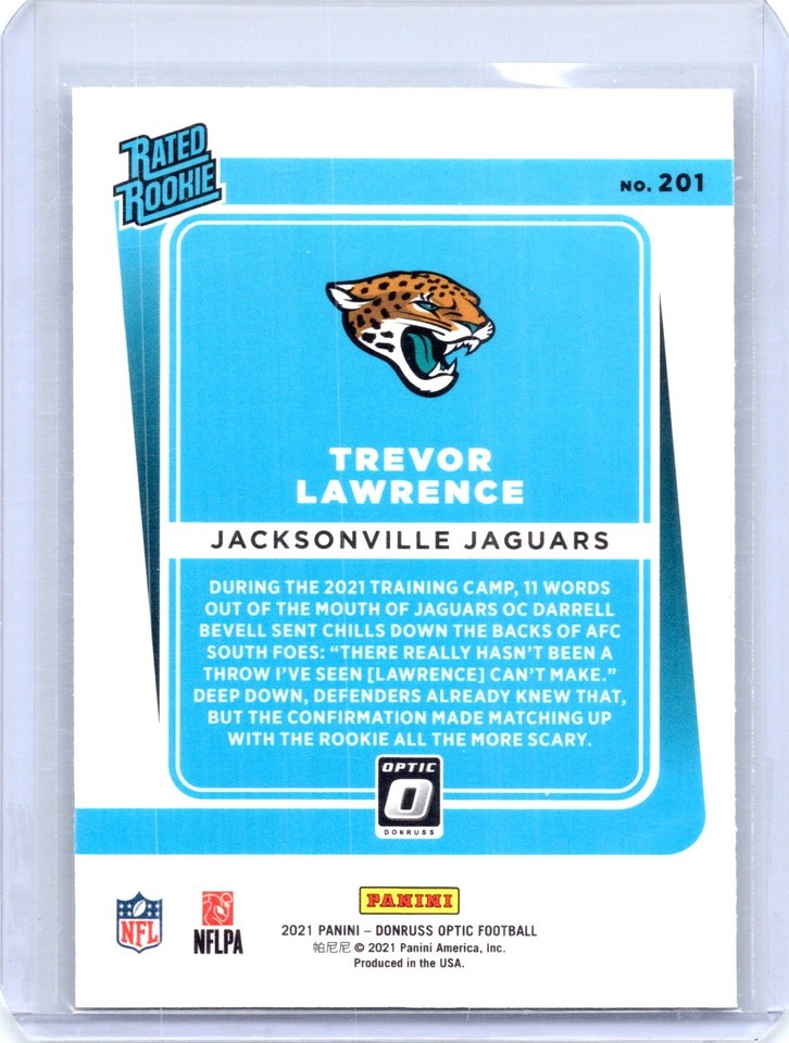 2021 Donruss Optic #201 Trevor Lawrence | eBay