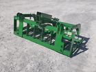60" Root Rake Grapple Attachment Fits John Deere Compact Tractor Loader ...