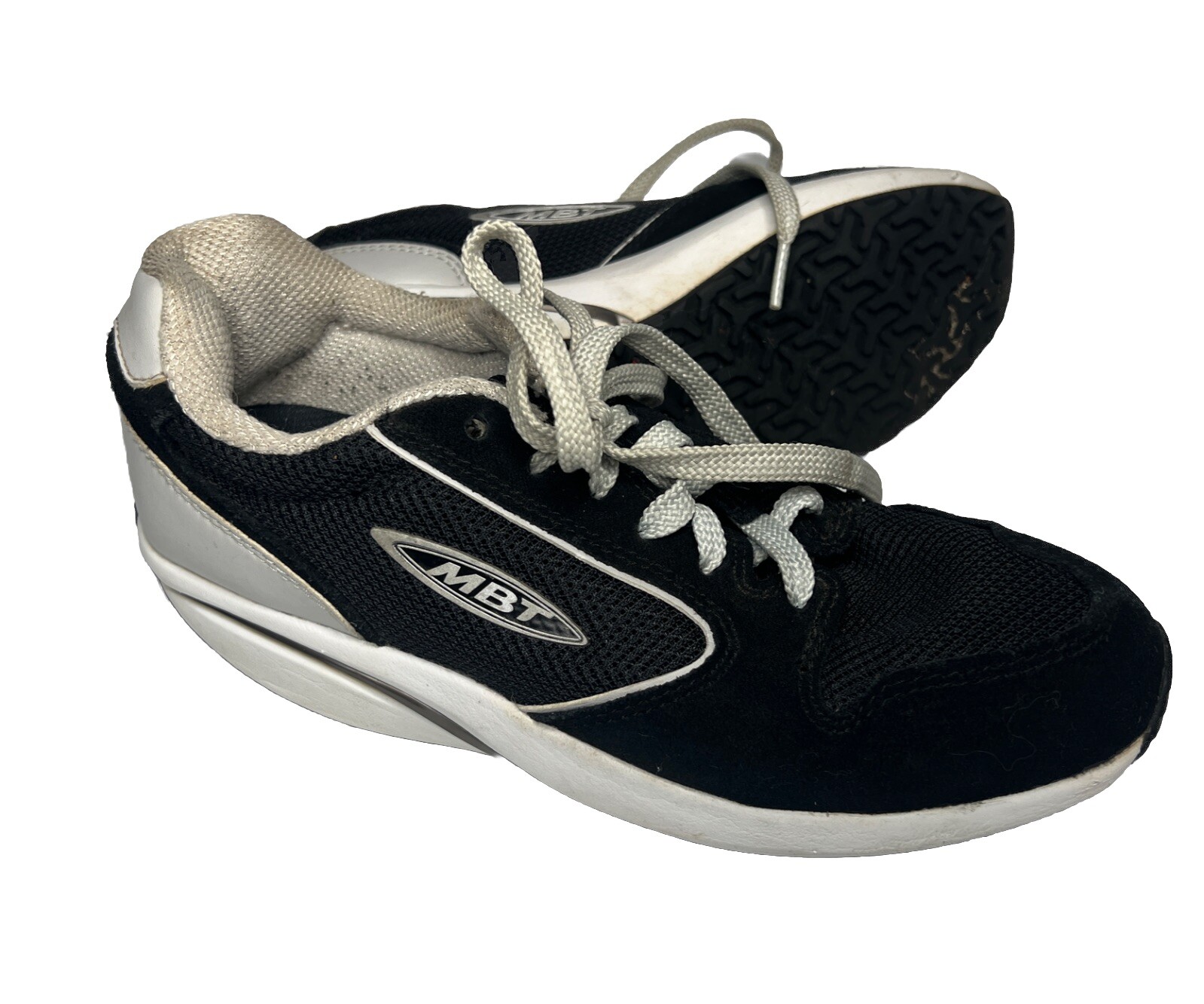 MBT Classic 1997 Sneakers Shoes Black Mesh Lace Up Wa… - Gem