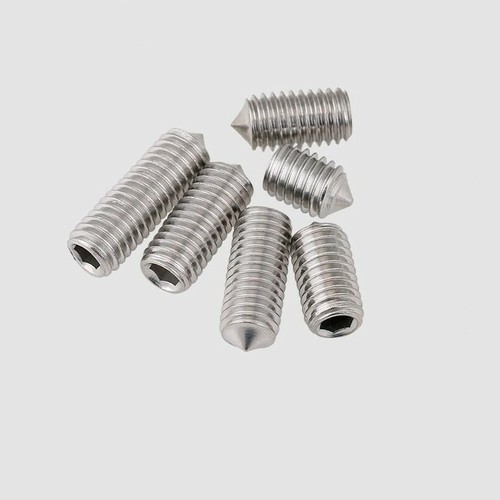 M4 M5 M6 M8 304 stainless steel tip set screws hexagon set screw ...