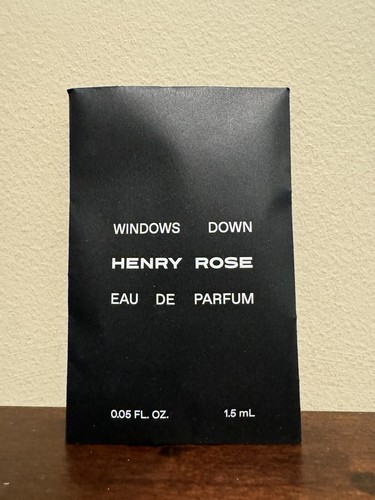 Henry Rose Windows Down Eau De Parfum Perfume Sample Spray 1.5 ml / 0. ...