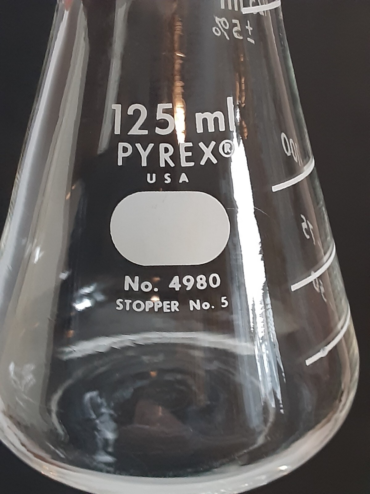 Pyrex USA No. 4980 Narrow Mouth Flask - 125ml - LOT OF (2) | eBay