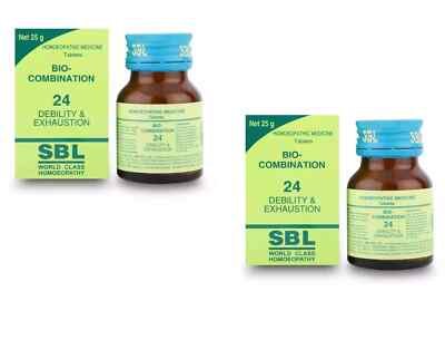 🌿 SBL Bio-Combination BC 24 Tabs for Debility & Exhaustion, Pack of 2 X ...