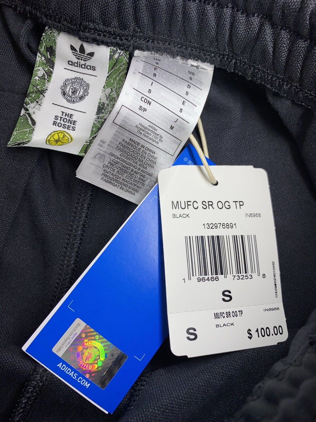 Manchester United Stone Roses X Adidas Originals Track Pants IN6968 Men ...