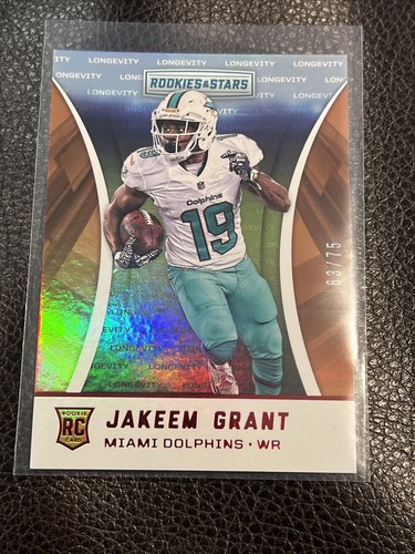 2016 Panini Rookies & Stars Two Star Longevity /75 Jakeem Grant #222 ...