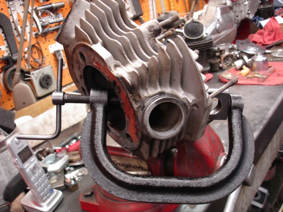 TOOL VALVE SPRING COMPRESSOR HARLEY KNUCKLEHEAD PANHEAD SHOVELHEAD ...