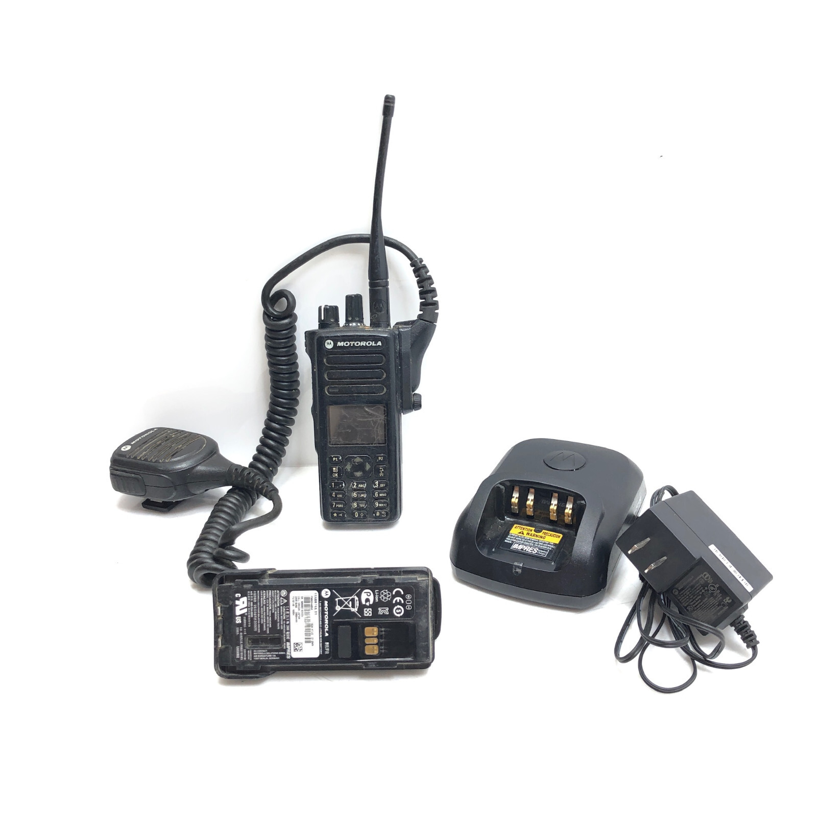 Motorola XPR-7580 800/900 MHz 2-Way Radio with Microphone, Battery ...