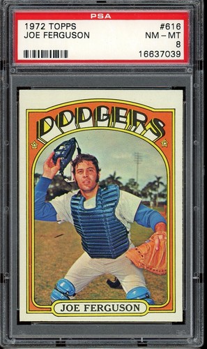 1972 Topps Baseball #616 Joe Ferguson PSA 8 | eBay