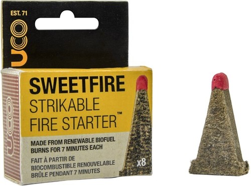 UCO Sweetfire Strikeable Firestarter / Matches 7-Minute Burn Time 8 ...