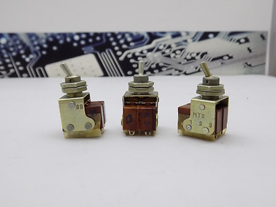 1x Mt3 (мт3)Toggle 2 Position Switch 250V 3A + Mounting Ring Nut USSR ...