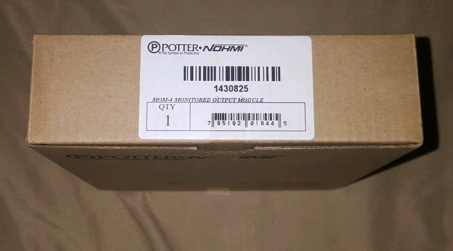 Potter Electric 1430825 MOM-4 Monitored Output Module | eBay