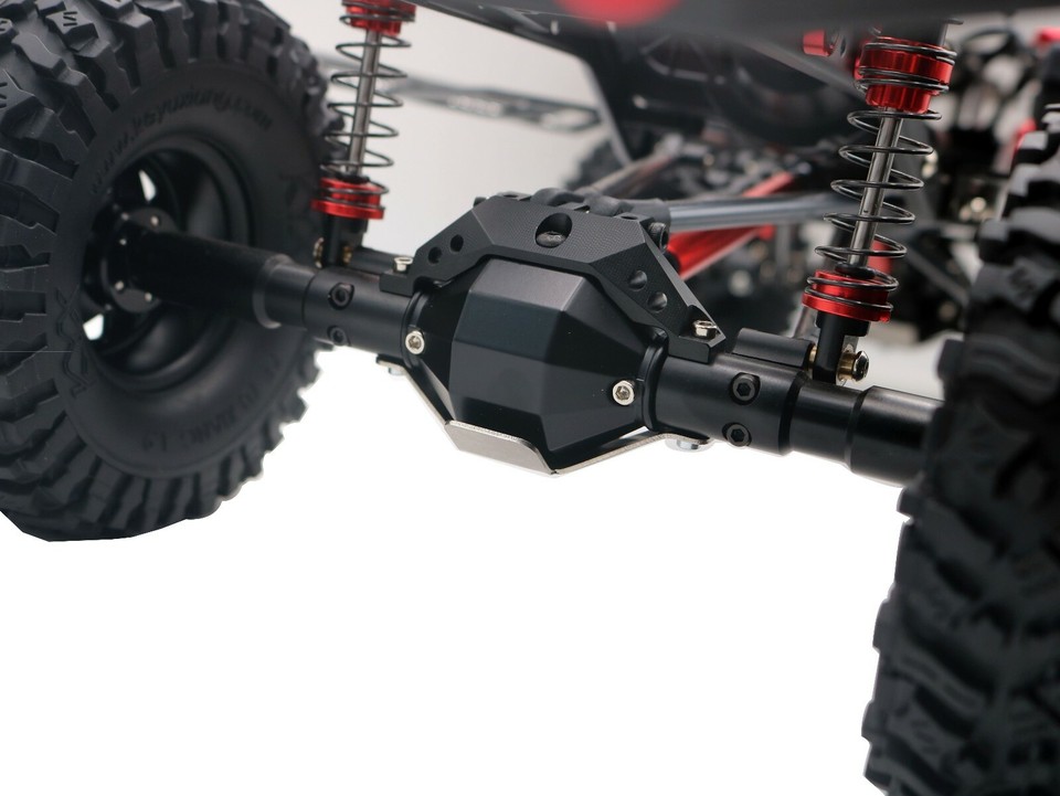 KYX All Metal Upgraded 313mm Axial SCX10 II Chassis Kit w/ Axle Mounted ...