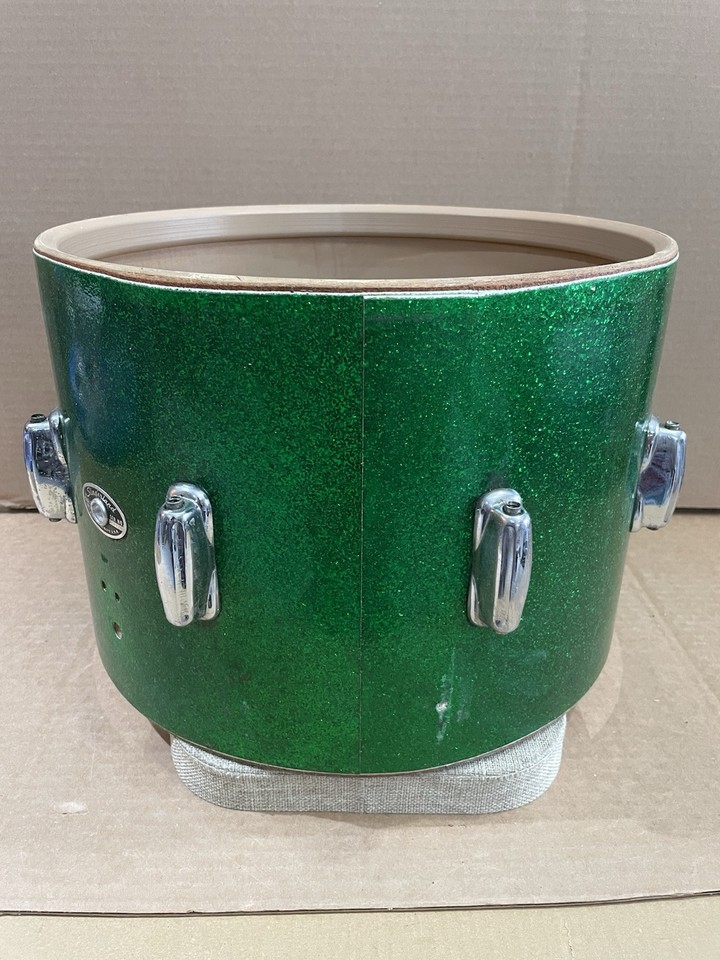 Slingerland 70s Vintage 14” Snare Drum Shell w/ Badge and Lugs Green ...