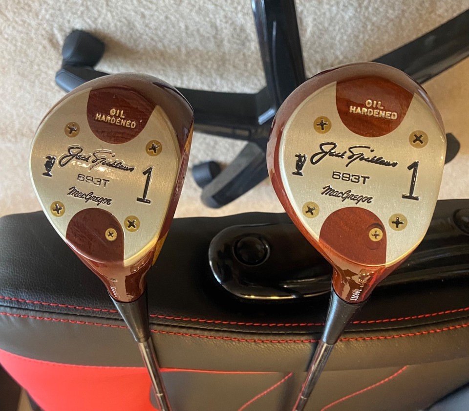 Macgregor Jack Nacklaus JNP Dr., 3W, 3-P, 693T Dr. (2), N1 Golf Bag. RH ...
