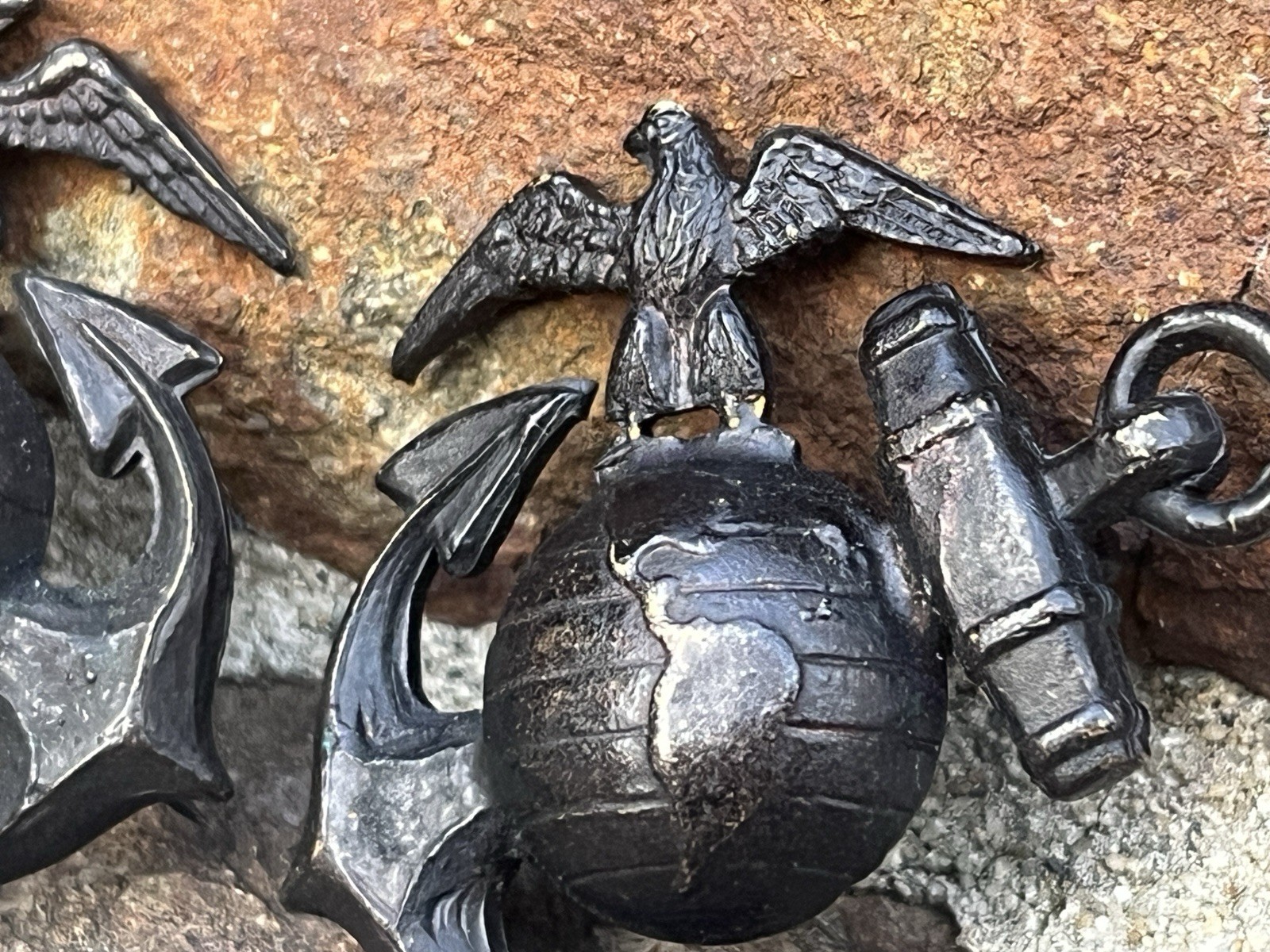 French Style WW1 USMC EGA Collar Devices | eBay