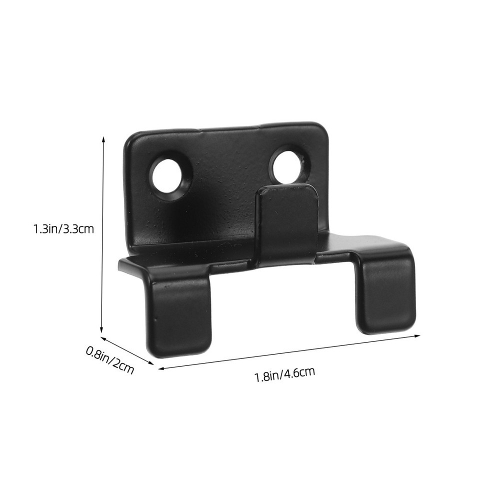 Lot de 12 supports de carrelage robustes en acier inoxydable, noirs ...