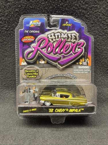 Jada Toys Homie Rollerz ‘58 Chevy Impala Chuco & Angel 1:64 Free ...