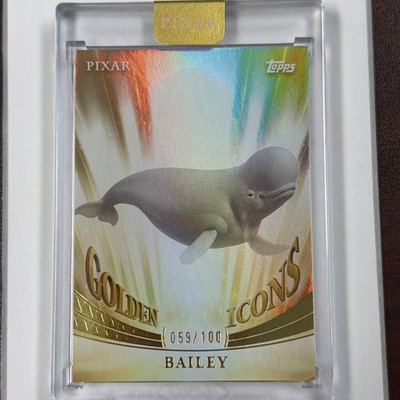 2025 Topps Pixar Gold Bailey #GI-66 Encased Golden Icons Finding Dory ...