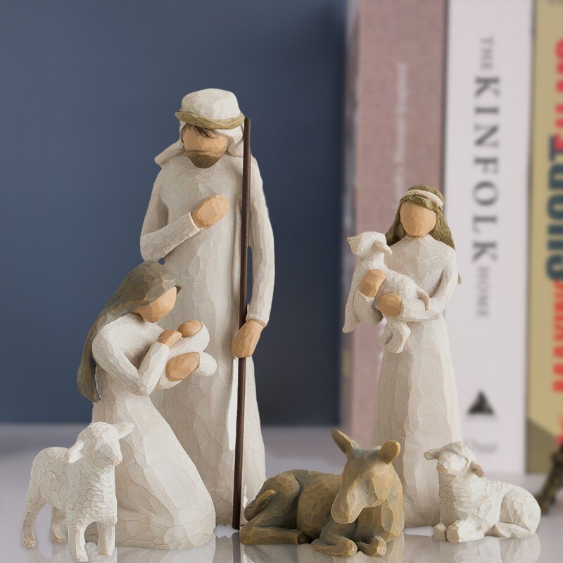 Nativity Set Willow Tree Amazon.com: Willow Tree Crèche For The