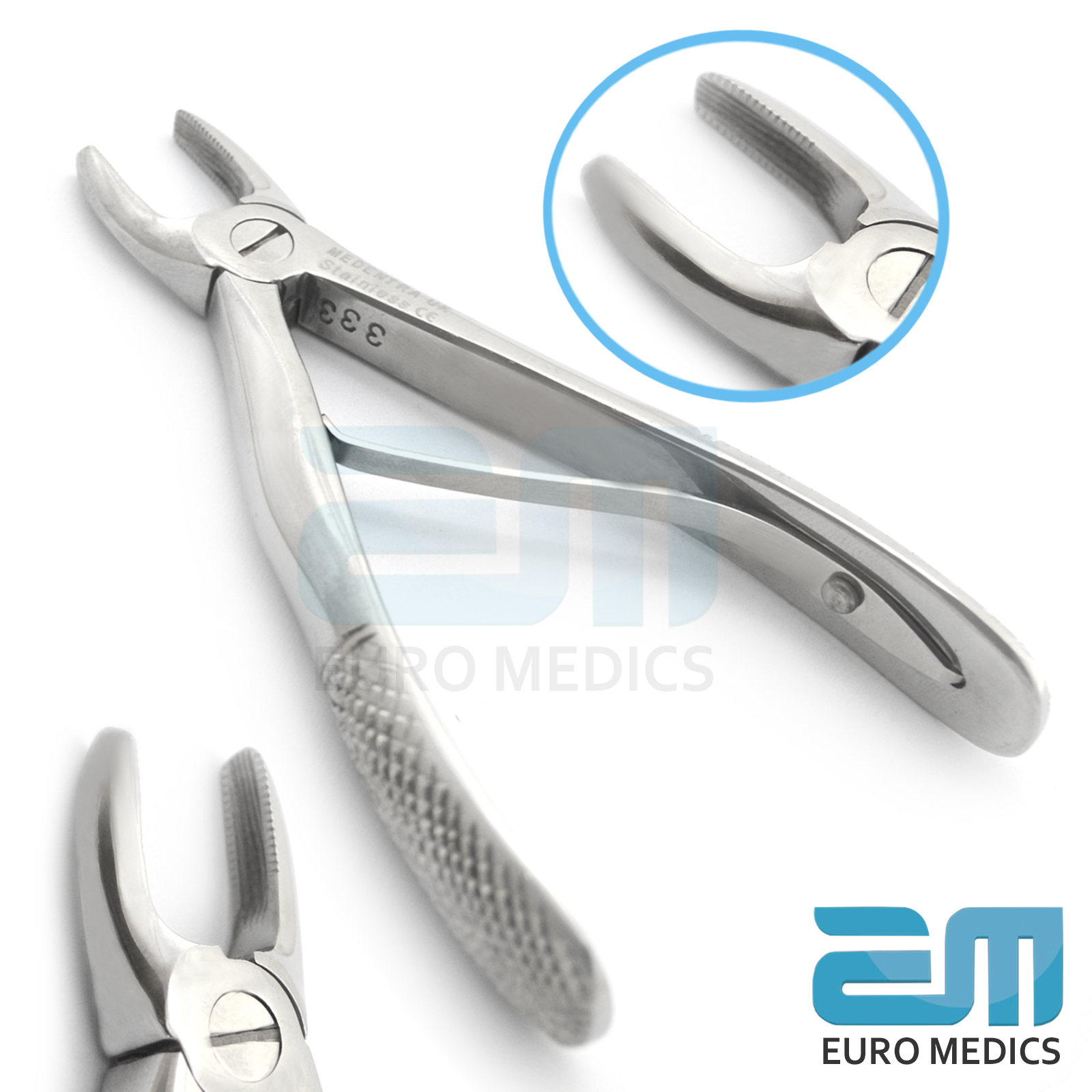 SET OF 6 CHILDREN TOOTH EXTRACTION FORCEPS UPPER & LOWER LOWER MOLAR ...