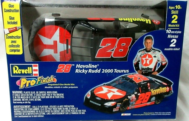Revell Pro Finish Havoline NASCAR Ricky Rudd 2000 Taurus Model Kit 1 24 ...