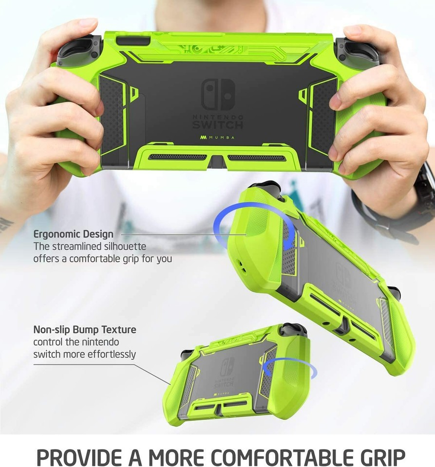 Mumba For Nintendo Switch Console Joy-Con Controller TPU Grip Case ...