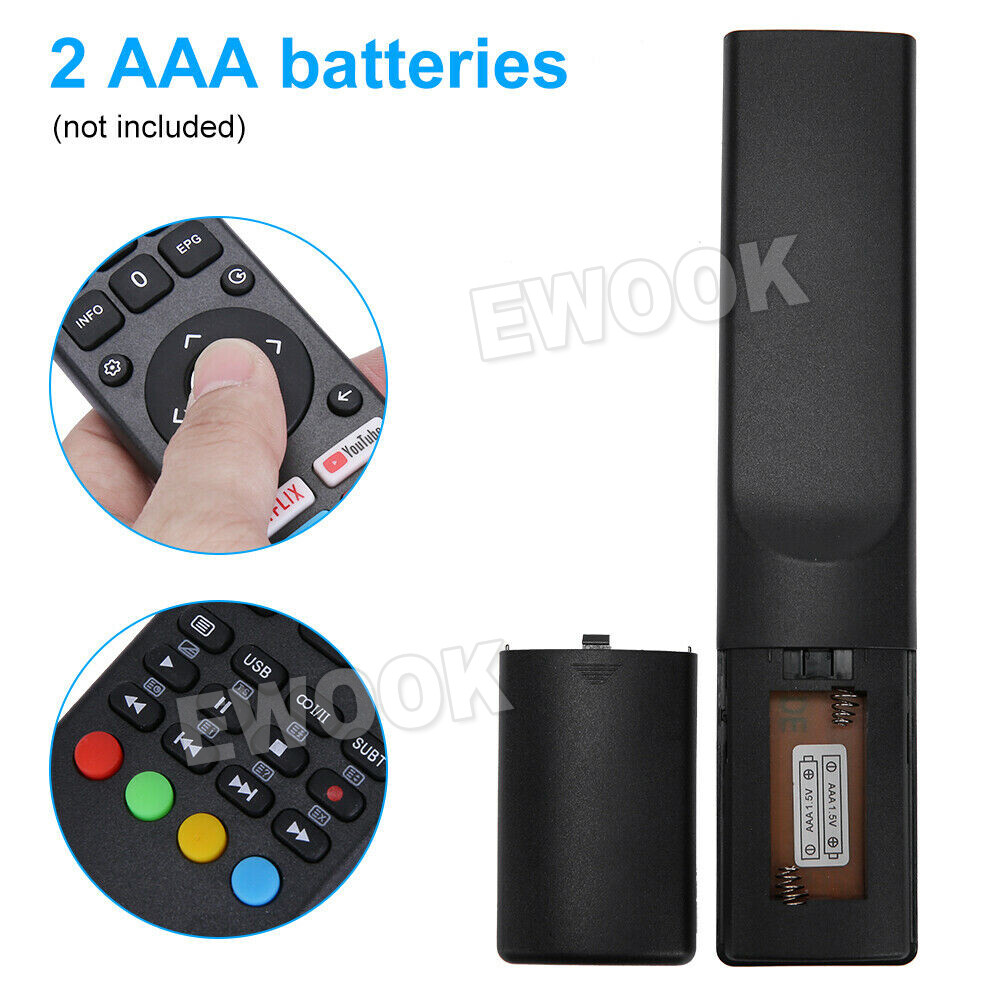 Fit For Kogan TV Remote Control Smart Compatible Replacement Standard ...