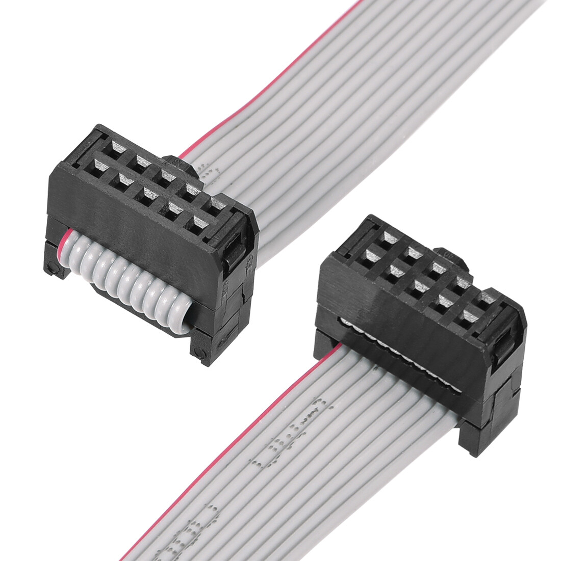 IDC Wire Flat Ribbon Cable FC/FC Connector A-type 10Pins 2.54mm Pitch ...