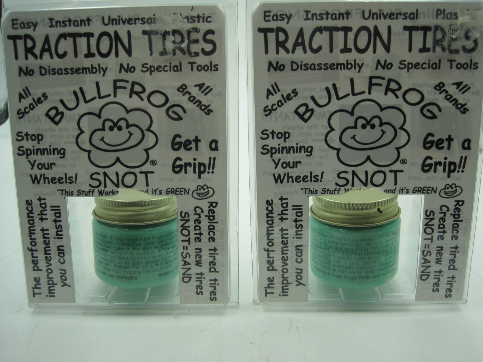 Bullfrog Snot Easy Instant Universal Plastic Traction Tires All Scales ...