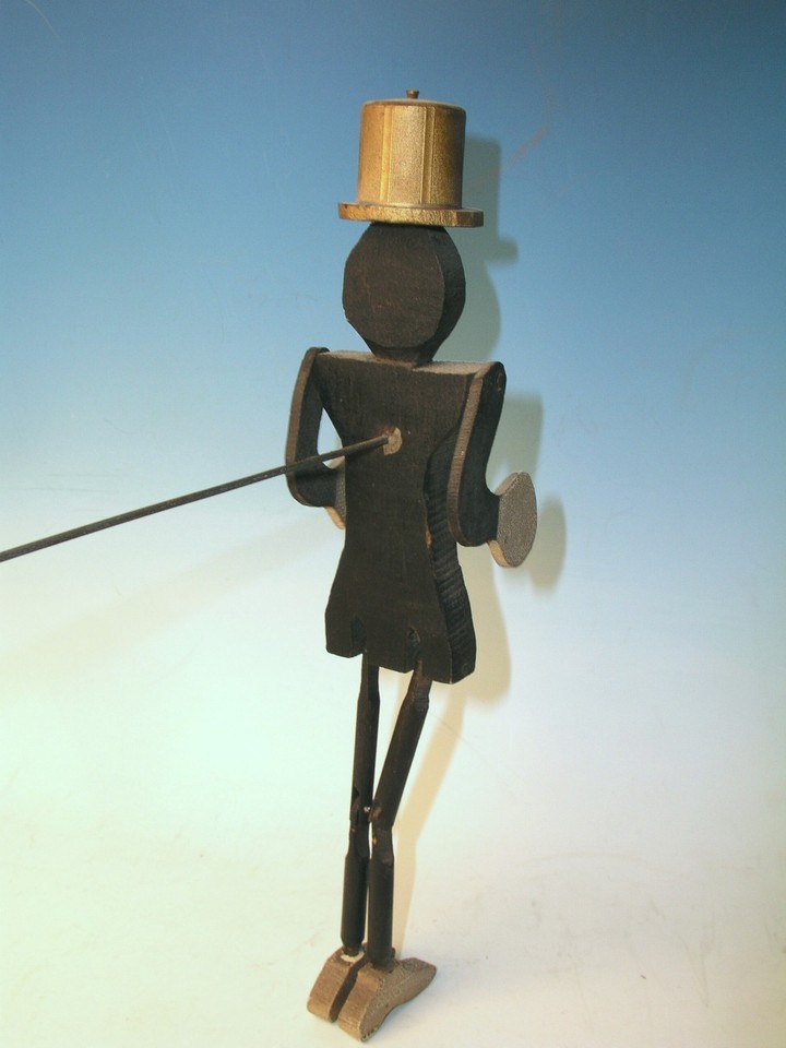 American ANTIQUE Painted Wood Toy...RARE DANCING MAN WOODEN TOY AMERICA ...